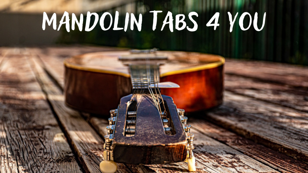 Mandolin Tabs for You: A Youtube Channel with Mandolin Tablatures and ...